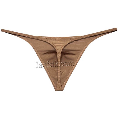Sexy Men's Shiny Ice Silk String Thong Underwear Soft Bulge Pouch T ...