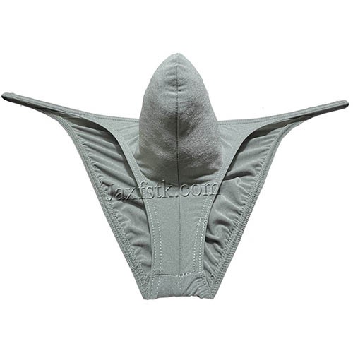 New Sexy Men's Frosted Ice Silk Ruched Rear Bikini Briefs Underwear ...