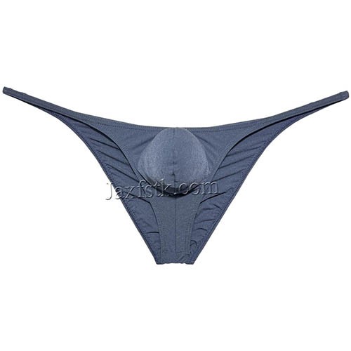 New Sexy Men's Frosted Ice Silk Ruched Rear Bikini Briefs Underwear ...