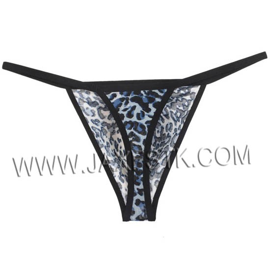 Fashion Leopard Print Sexy Men's G-strings Male Thong Underwear Smooth ...