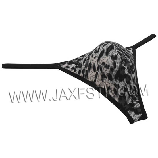 Fashion Leopard Print Sexy Men's G-strings Male Thong Underwear Smooth ...