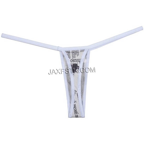 Spandex Underwear Men's Thong Less Extreme Coverage Shorts T-back Micro ...