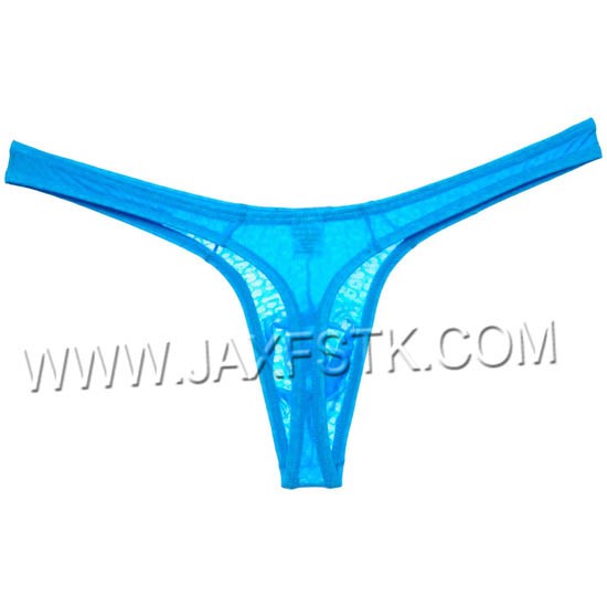 Solid Color Spandex Mens Sexy Bikini Thongs Smooth G Strings Nylon Elastic Male Thong Underwear