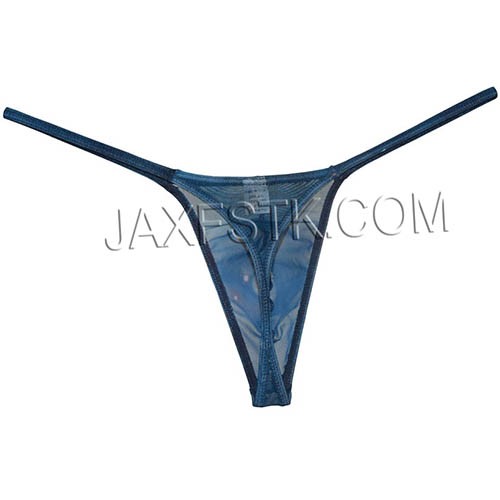 Sexy T-Back Men's Underwear Starry Sky Mesh Thong Slim Pouch G-String ...