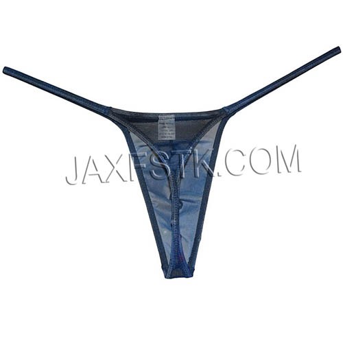 Sexy T-Back Men's Underwear Starry Sky Mesh Thong Slim Pouch G-String ...