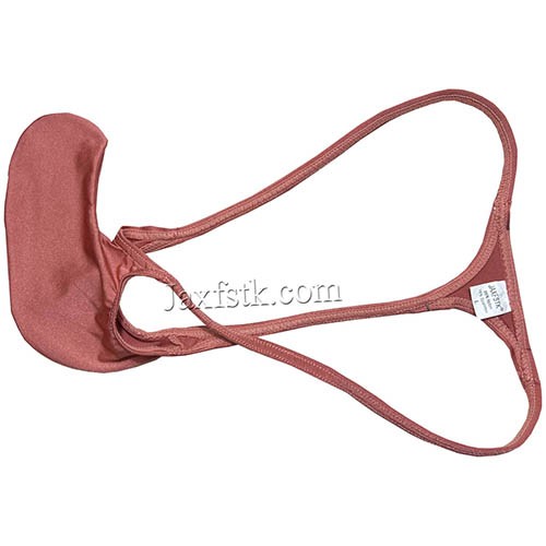 New Sexy Men's Gloss Ice Silk G-string Thong Underwear Push-up Bulge ...
