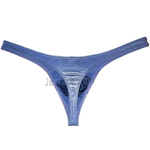 Men's Bulge Pouch Thong Underwear Shiny Metallic Bikini G-string ...